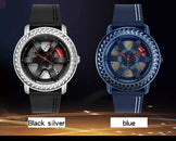 Men's Watches High Quality Quartz Spinning Waterproof Wrist Car Wheel ...